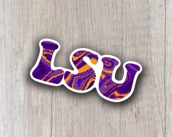 LSU Tigers 12 Premium Vinyl Decal Licensed NCAA - Etsy
