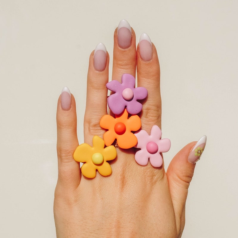 Polymer Clay Ring - Etsy