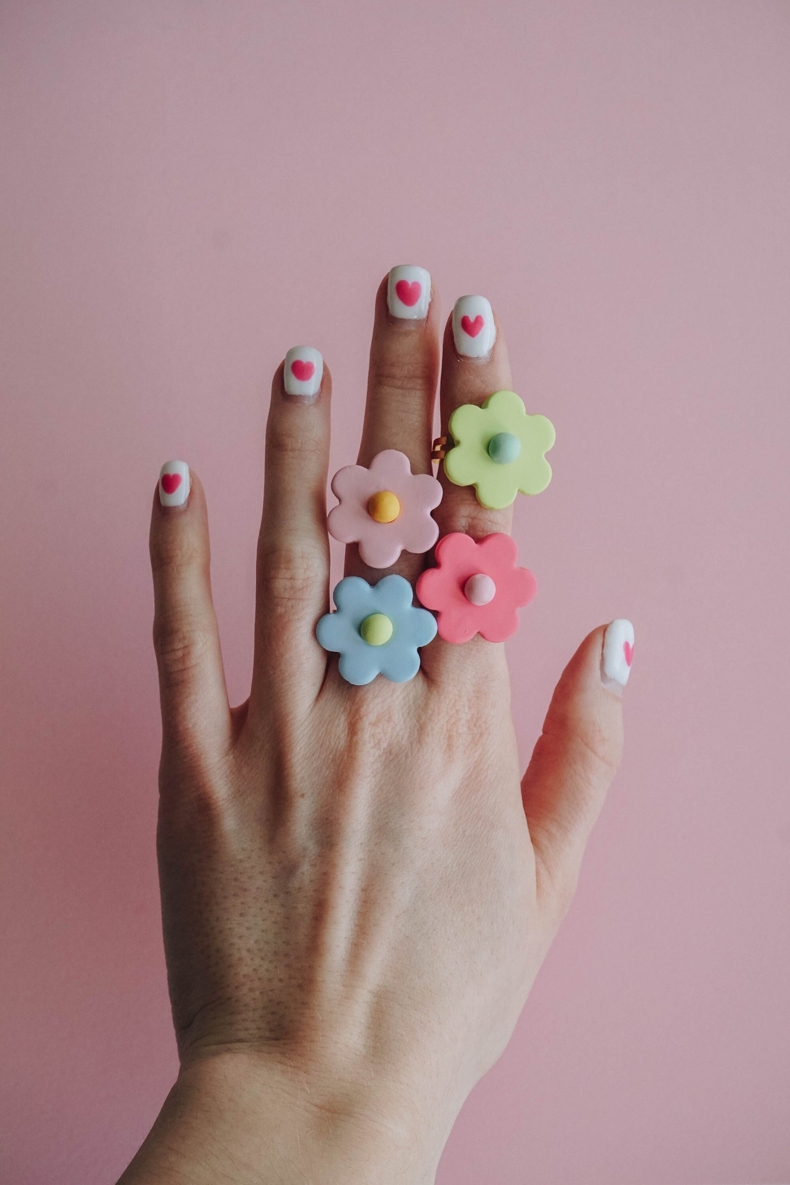 Flower Ring. Polymer Clay Ring. Clay Jewelry. Daisy Ring. - Etsy
