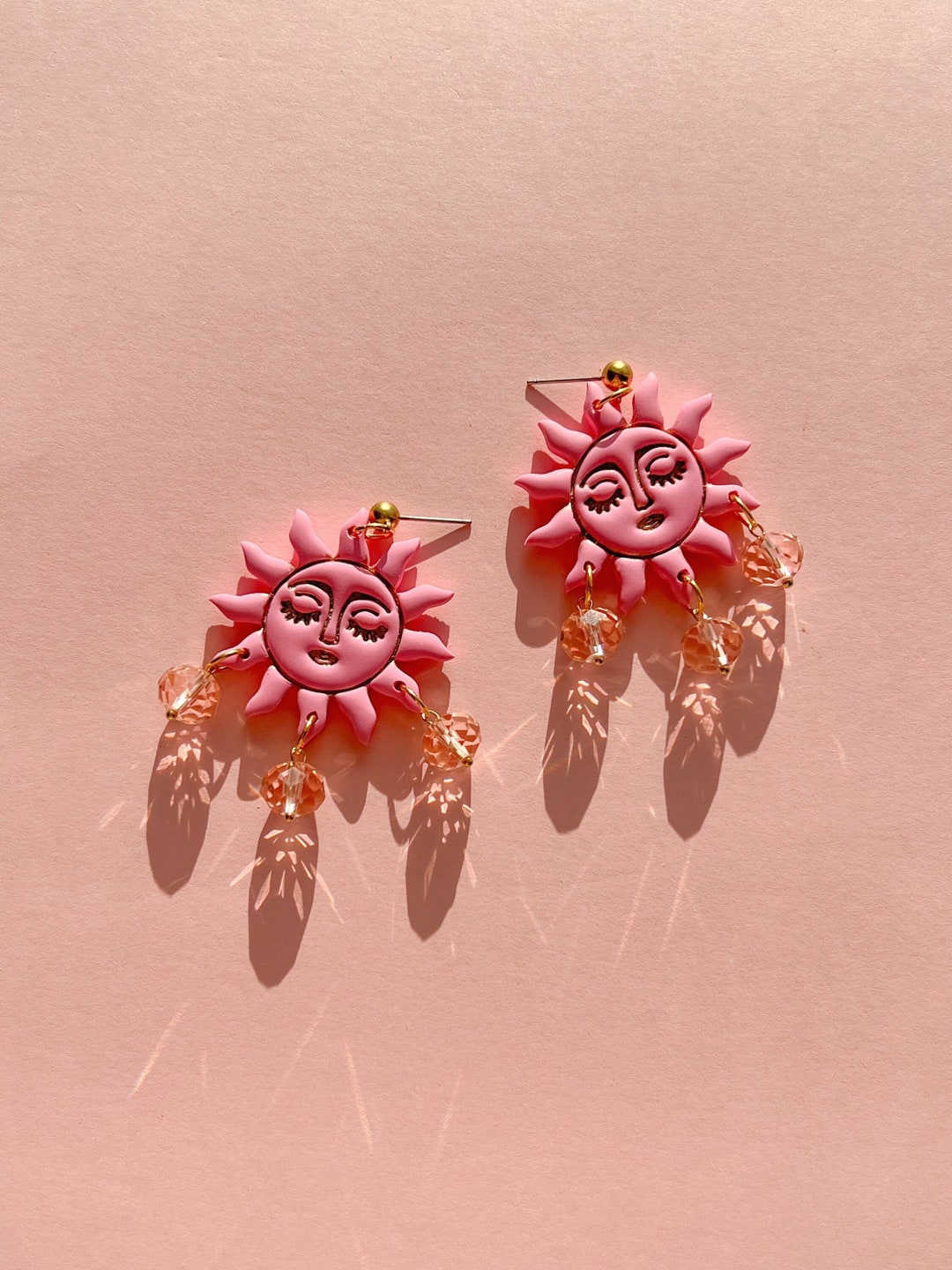 Funky Earrings / Retro Earring / Delicate Jewelry / Unique Gift ...