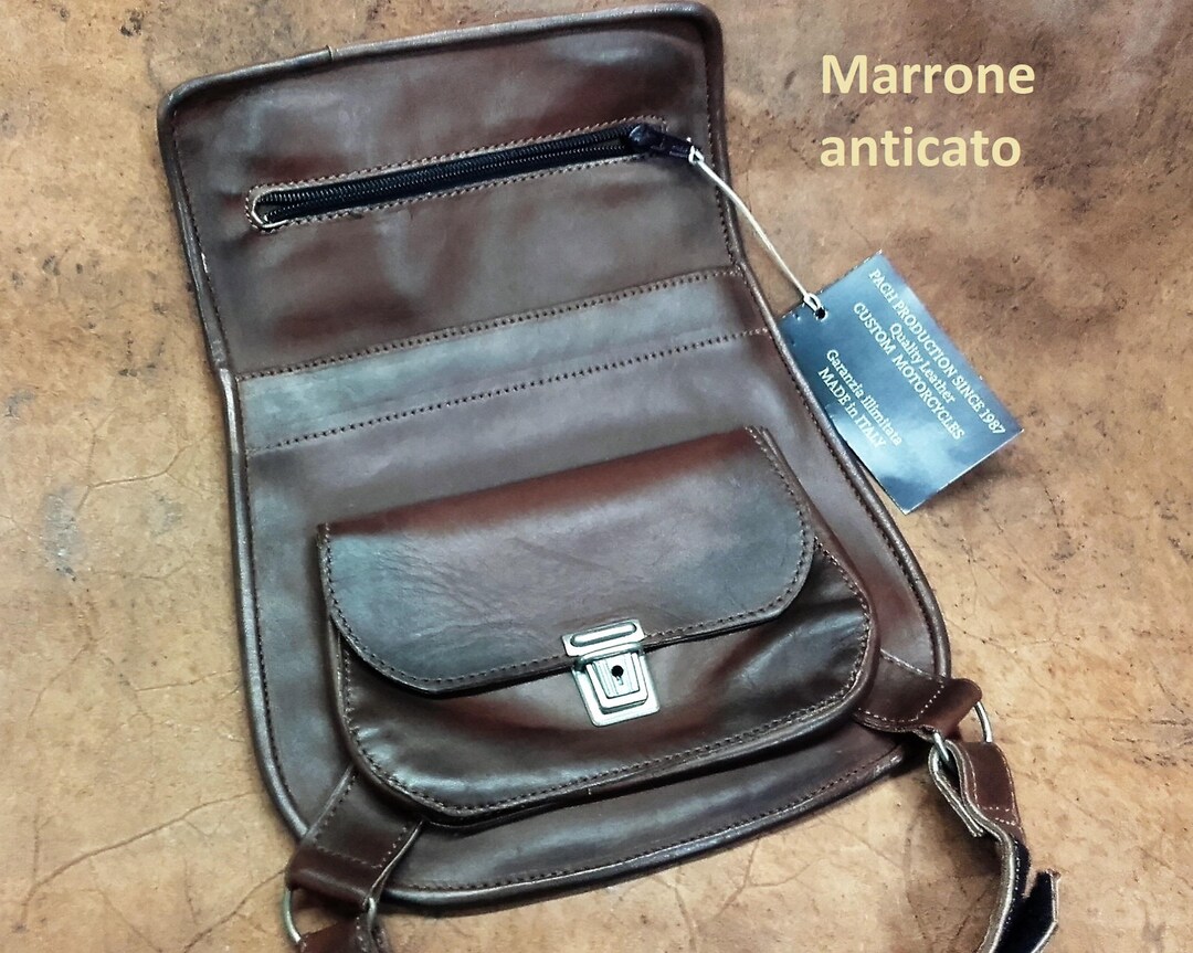 CLASSIC Real Leather Leg Carrier, With Leg Attachment and Belt ...