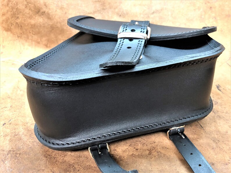 Harley Davidson Custom Motorcycle Side SOFTAIL Bag, "mod. Choppers 002e ...