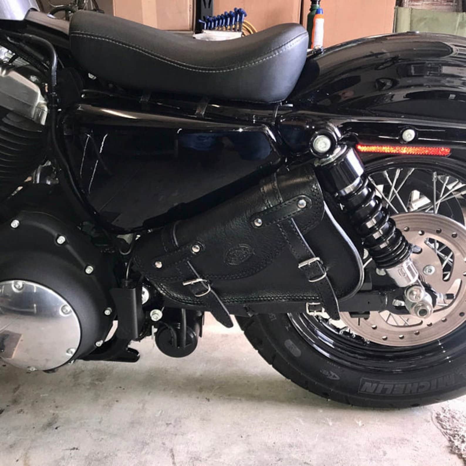 SPORTSTER Motorcycle Bag Custom Harley Iron Forty Eight Roadster ...