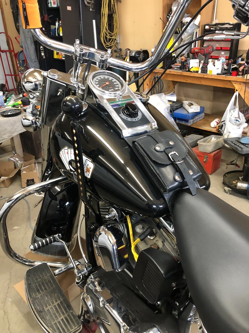 SOFTAIL Tank Cover | Cod. CS-L 38 Mod. HD Softail | With Pocket Sewn ...