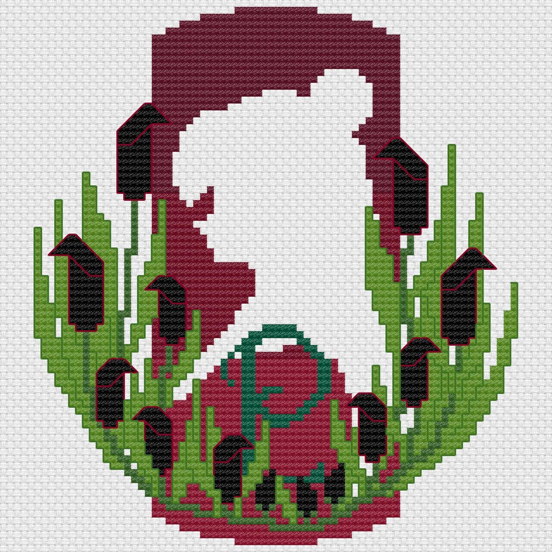 Sailor Pluto From Sailor Moon Floral Cross Stitch Pattern PDF - Etsy