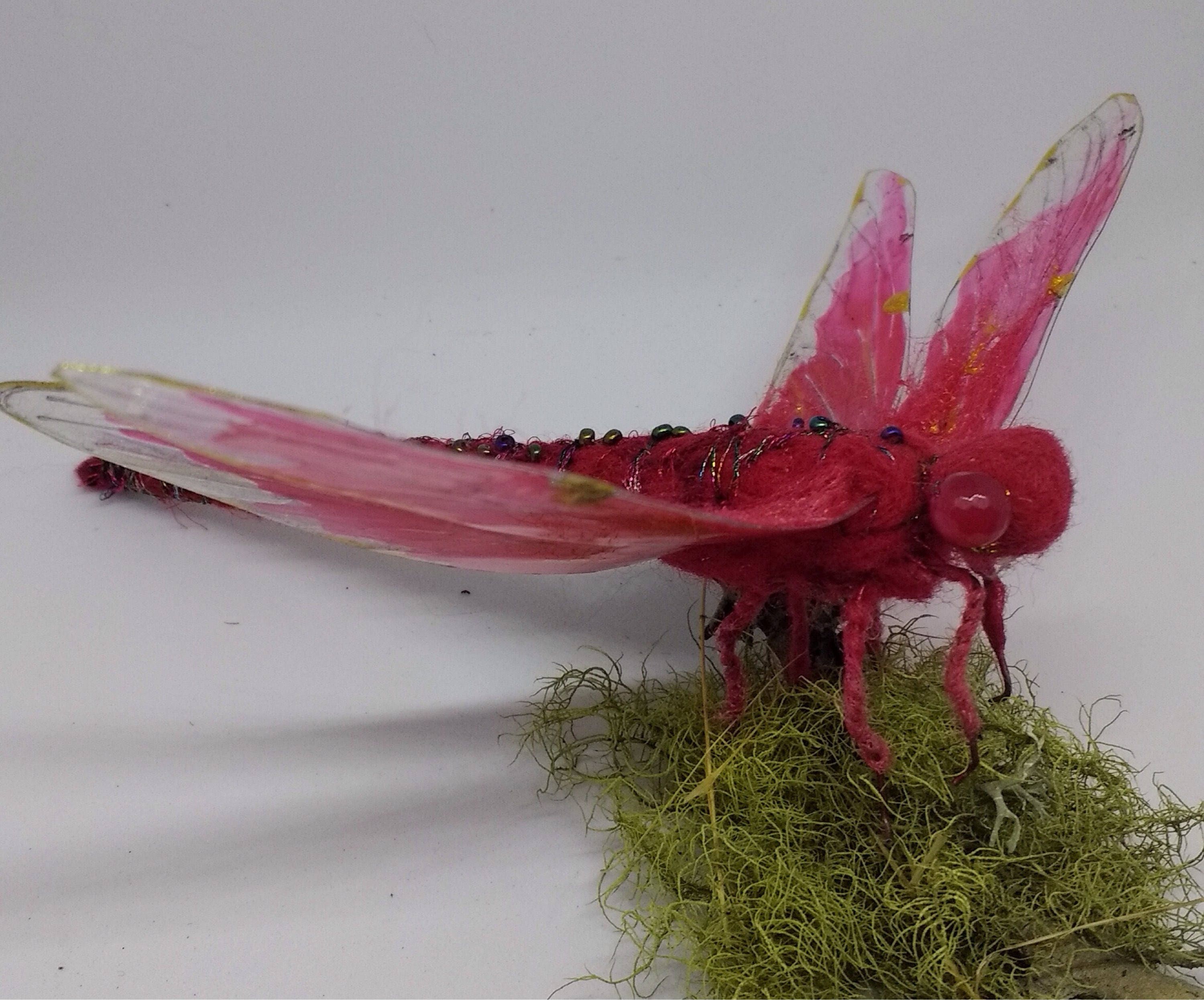 Red Veined Darter Dragon Fly NEW. Soft Sculpture Dragonfly - Etsy UK