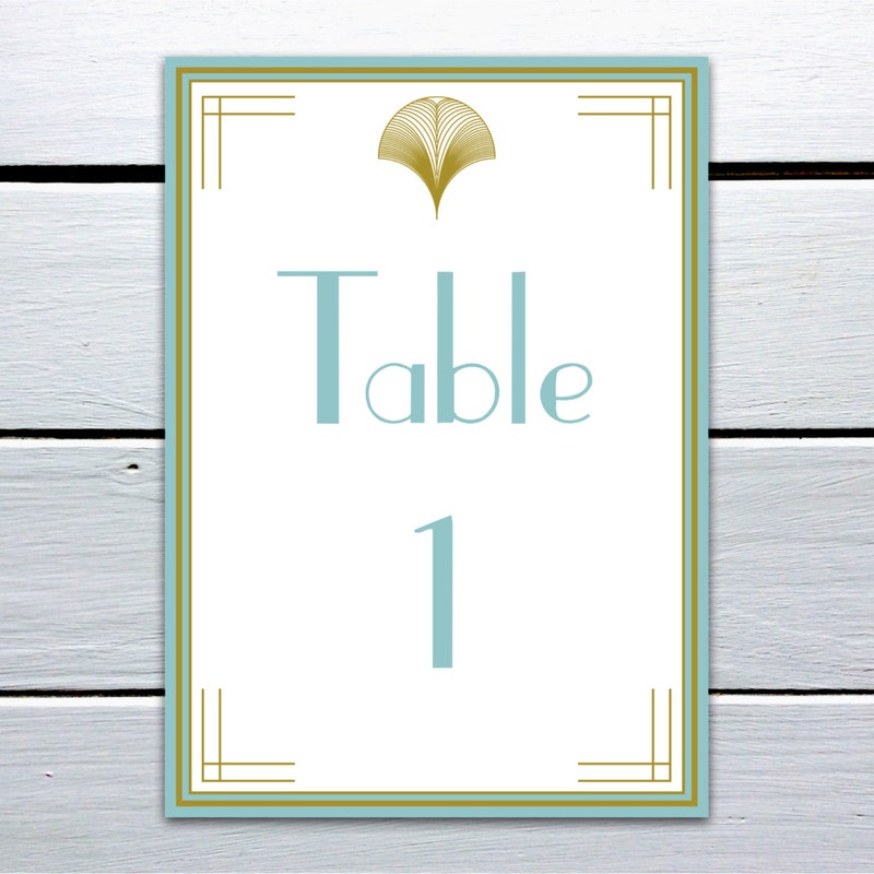 1920s Table Numbers - Etsy
