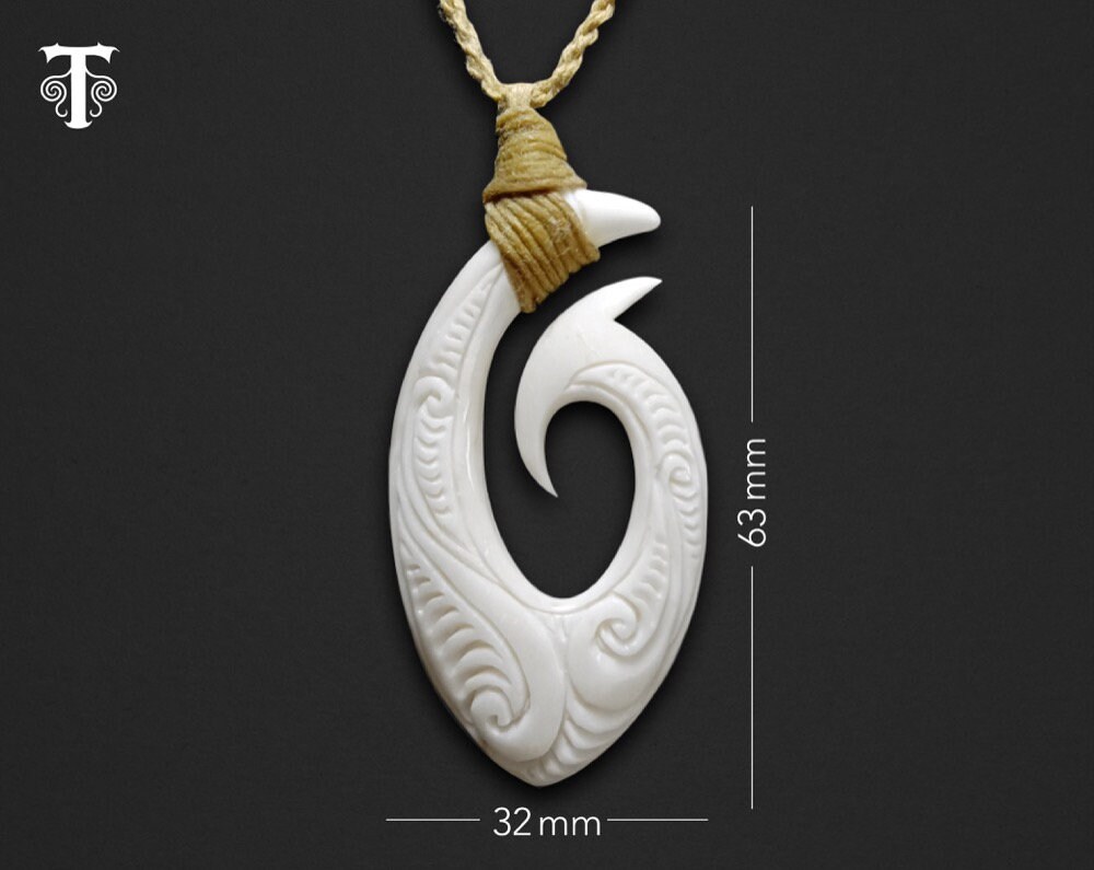Maori Maui Fish Hook Necklace Aotearoa New Zealand Hei Matau - Etsy