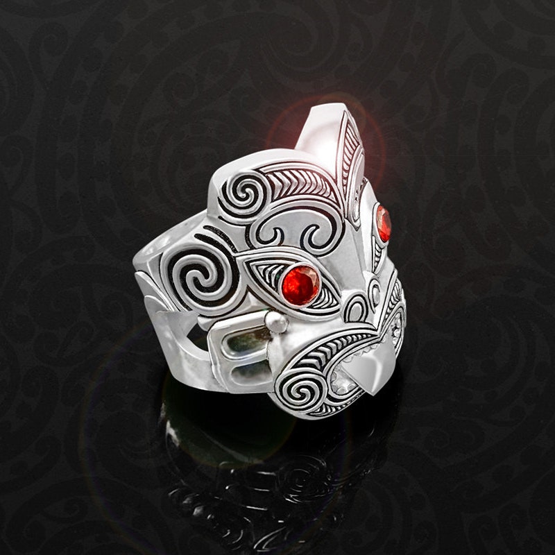 Mens Maori Design Ring - Etsy