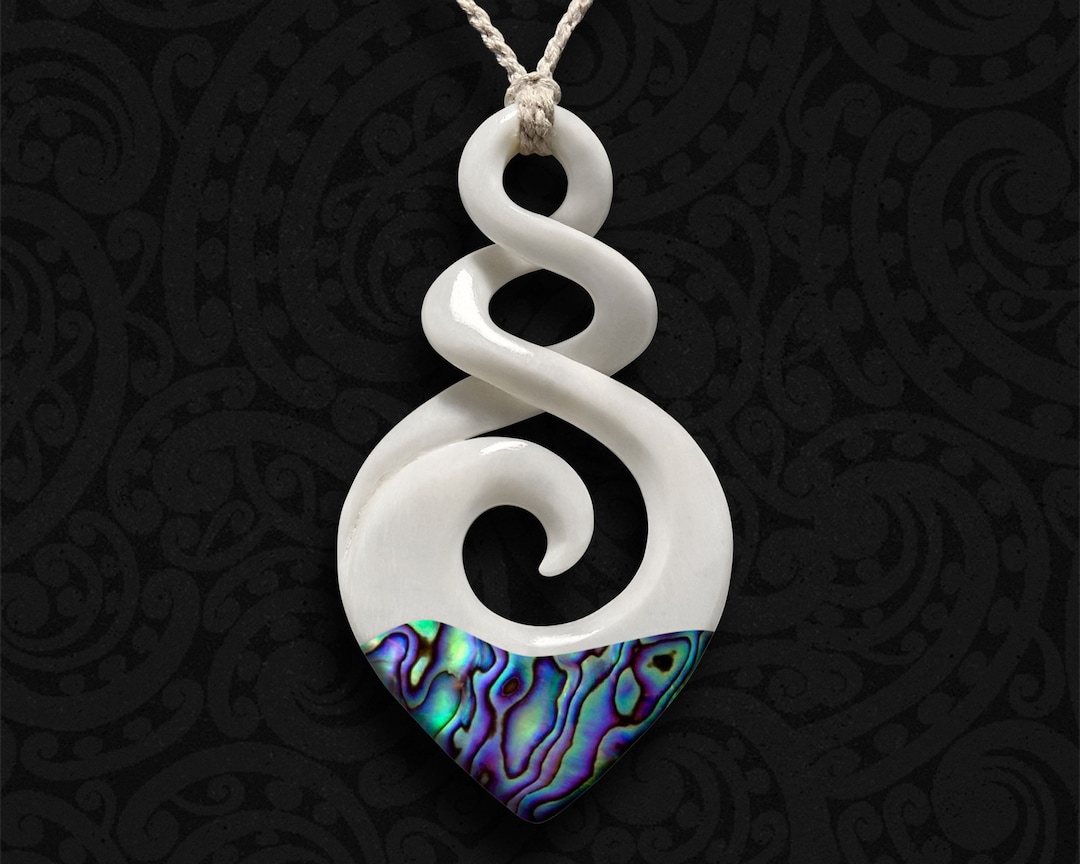 Hei Pikorua Pendant, Maori Twist Necklace, Love, Friendship, Family, NZ ...