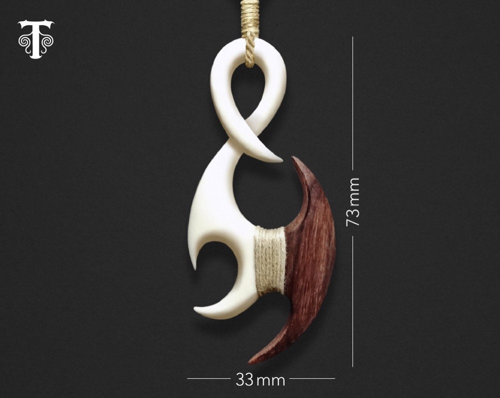 Maori Maui Fish Hook Necklace Aotearoa New Zealand Hei Matau - Etsy