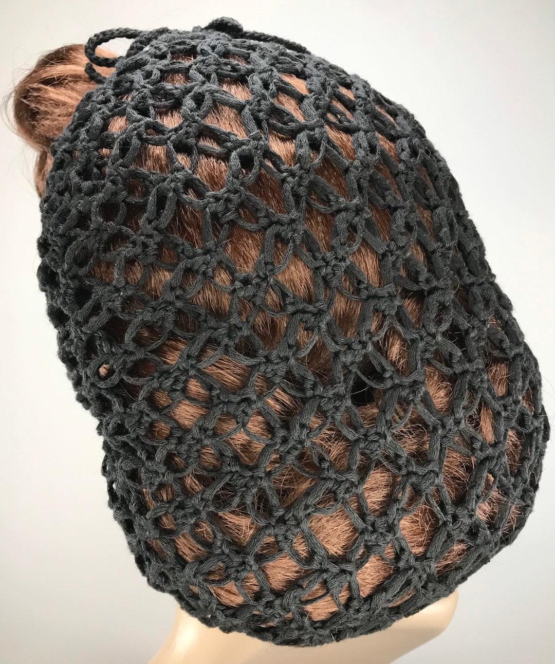 Black Italian Ribbon Yarn Lover's Knot Hair Drawstring - Etsy