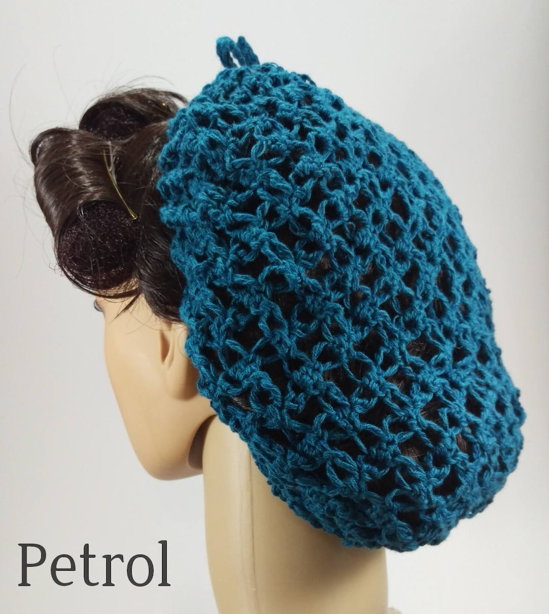 Linen Blend Lover's-knot Hair Drawstring Snood 1940s Pin-up Vintage ...