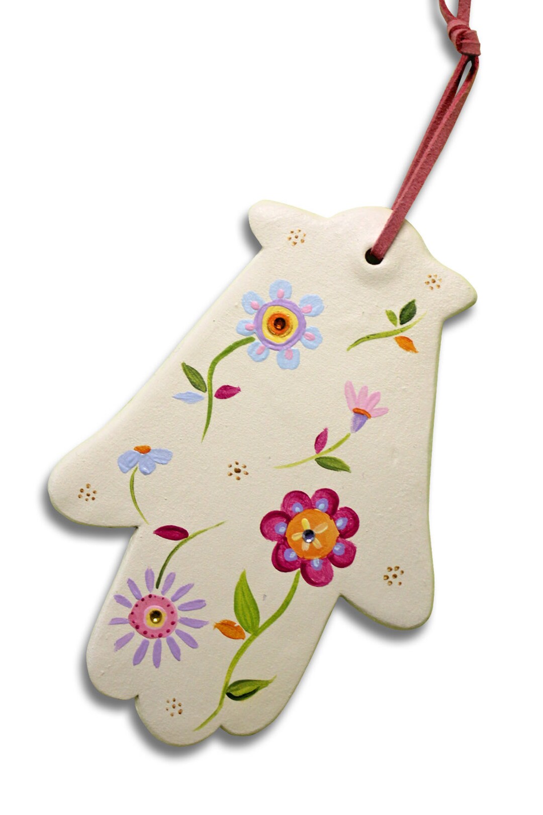 Wall Decor Hamsa, Blooming Flowers Handmade Hamsa in a Rich Variety of ...