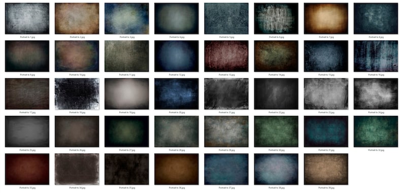 35 Art Portrait Dark Texture Photoshop Overlays Textures for - Etsy