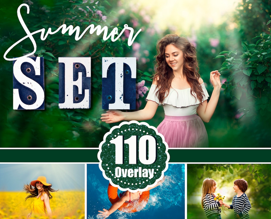 Summer Set Pack Bundle Overlay, Flower Rainbow Branch Sky Sun Light ...