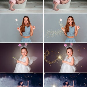25 Magic Shine Fairy Effects, Photoshop Overlays, Sparkle Stardust ...