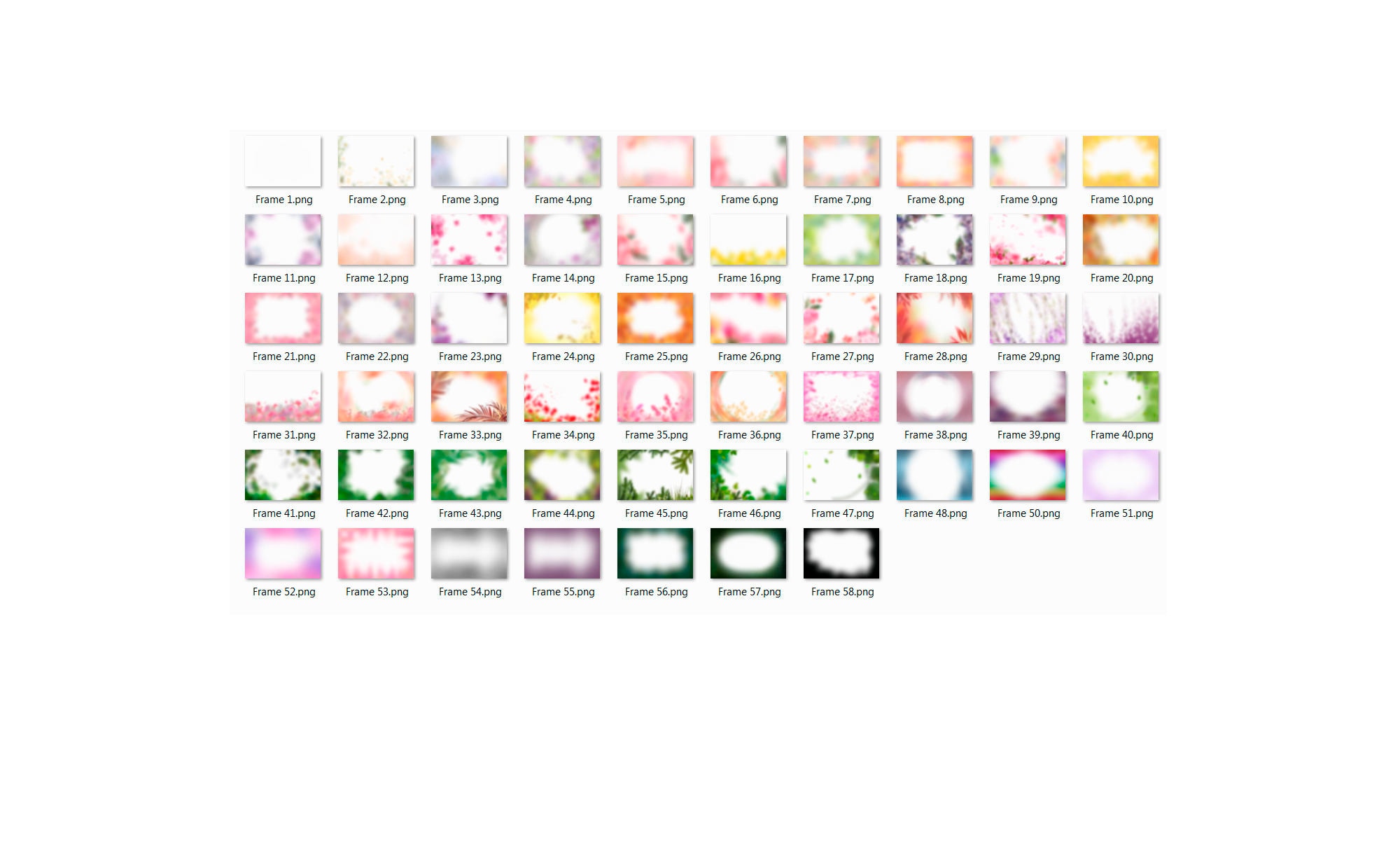 50 Flower Painted Photoshop Mix Overlays, Floral Dreams Summer Spring ...
