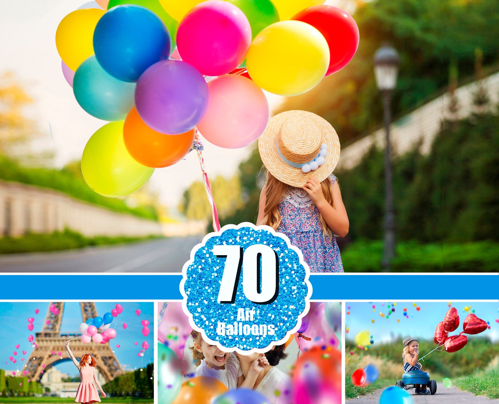 70 Balloons Balloon Overlay, Balloons Clip Art Clipart, Transparent ...
