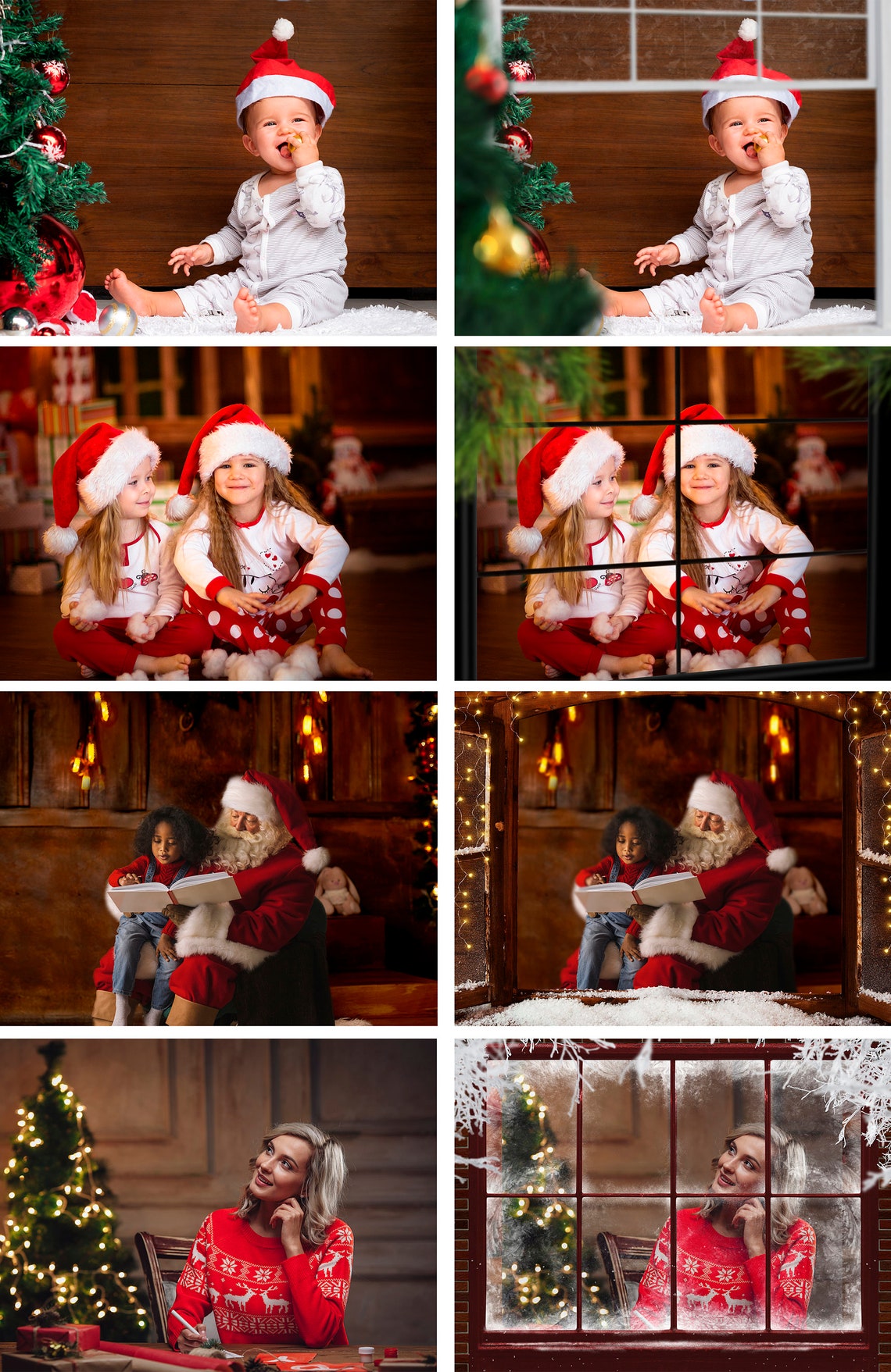 35 Window Frame Rustic Frames Christmas Photoshop Mix - Etsy