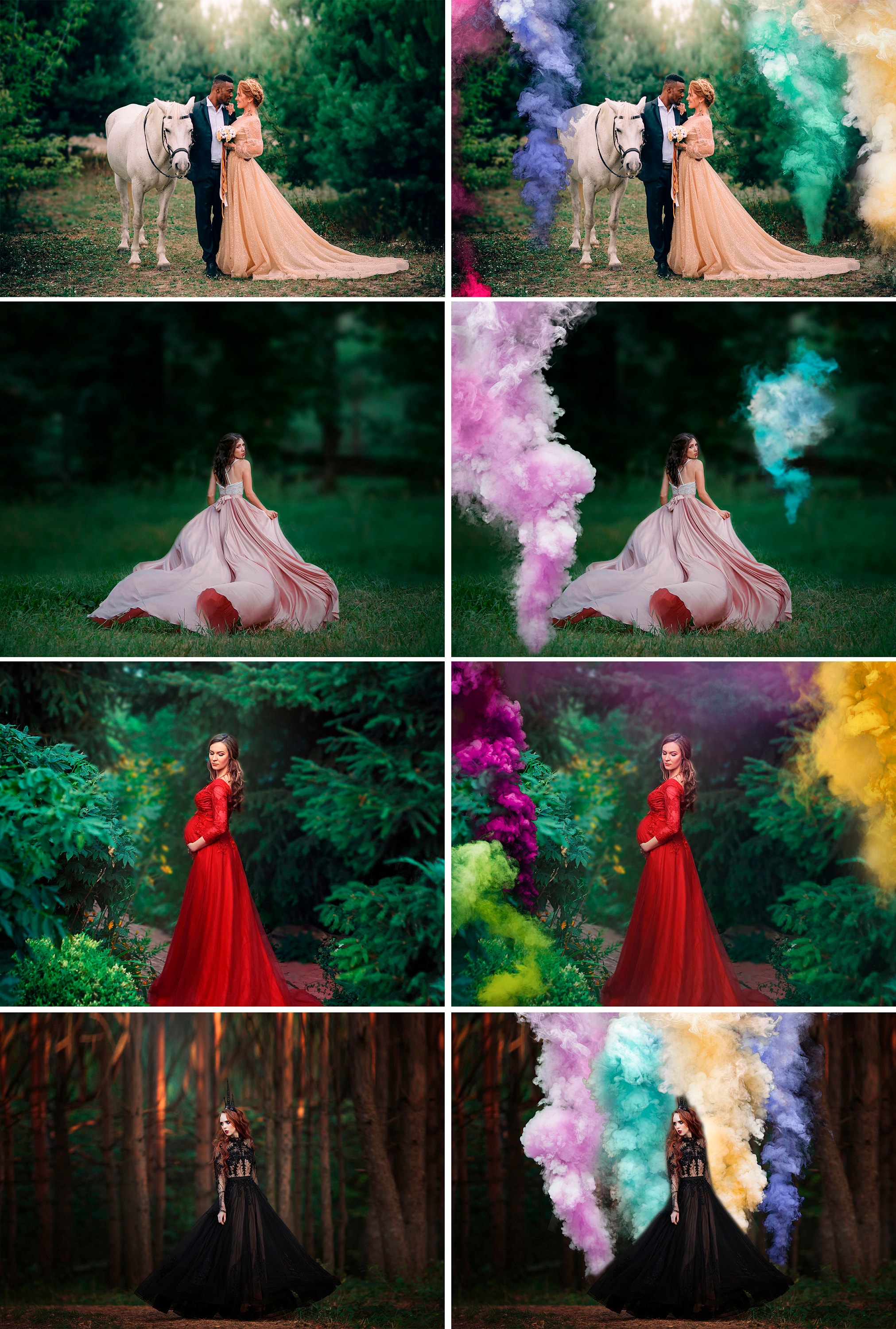 35 Smoke Bomb Overlay Photoshop Smoke Bombs Color Colored - Etsy