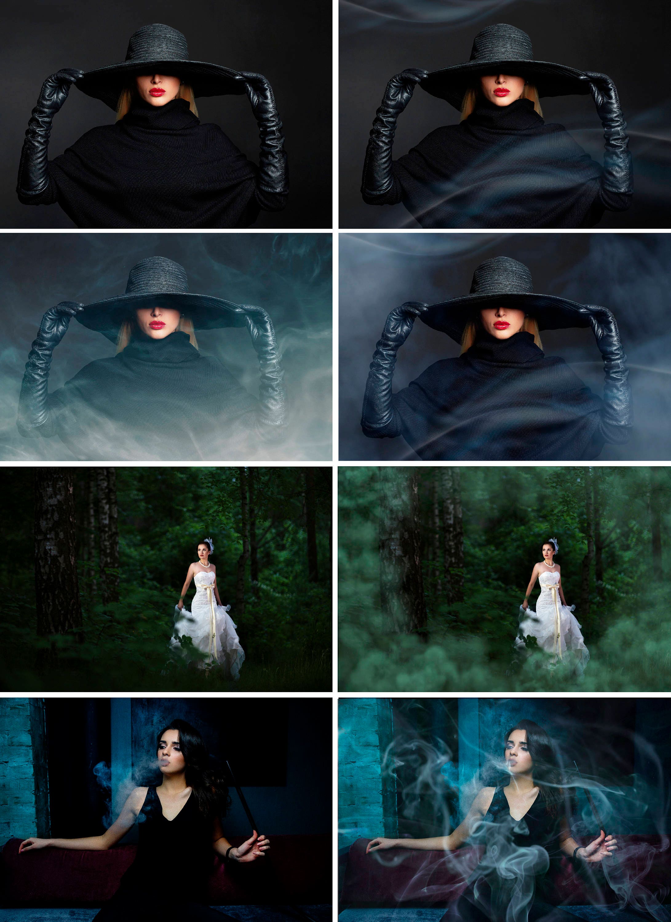 60 Color Colored Fog Smoke Photo Overlays Photoshop Overlay - Etsy