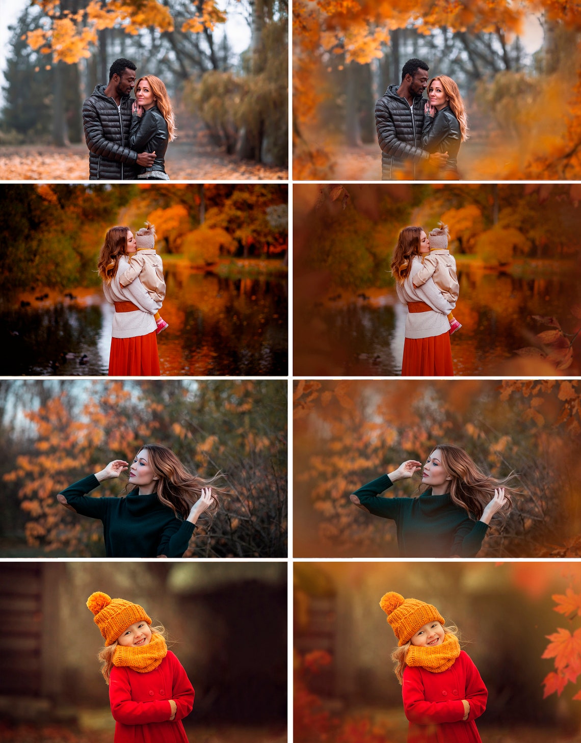 35 Autumn Painted Photo Overlays, Photoshop Art Frames, Autumn Overlays ...