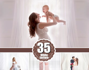 Backlit Window Digital Backdrop White Room Photoshop Overlays Portrait ...