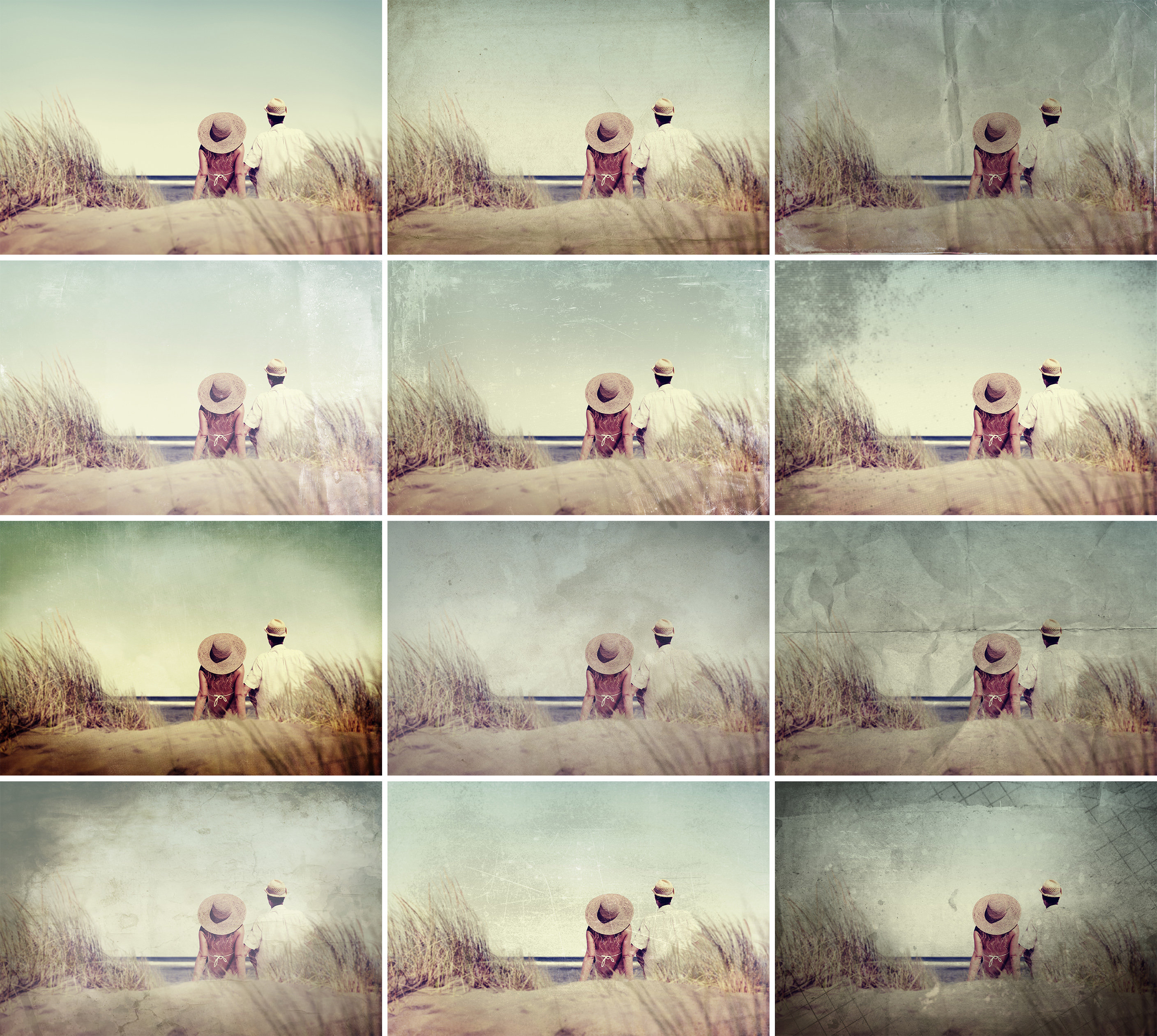 70 Retro Overlays, Retro Texture, Vintage Photo Overlay, Old Photo ...