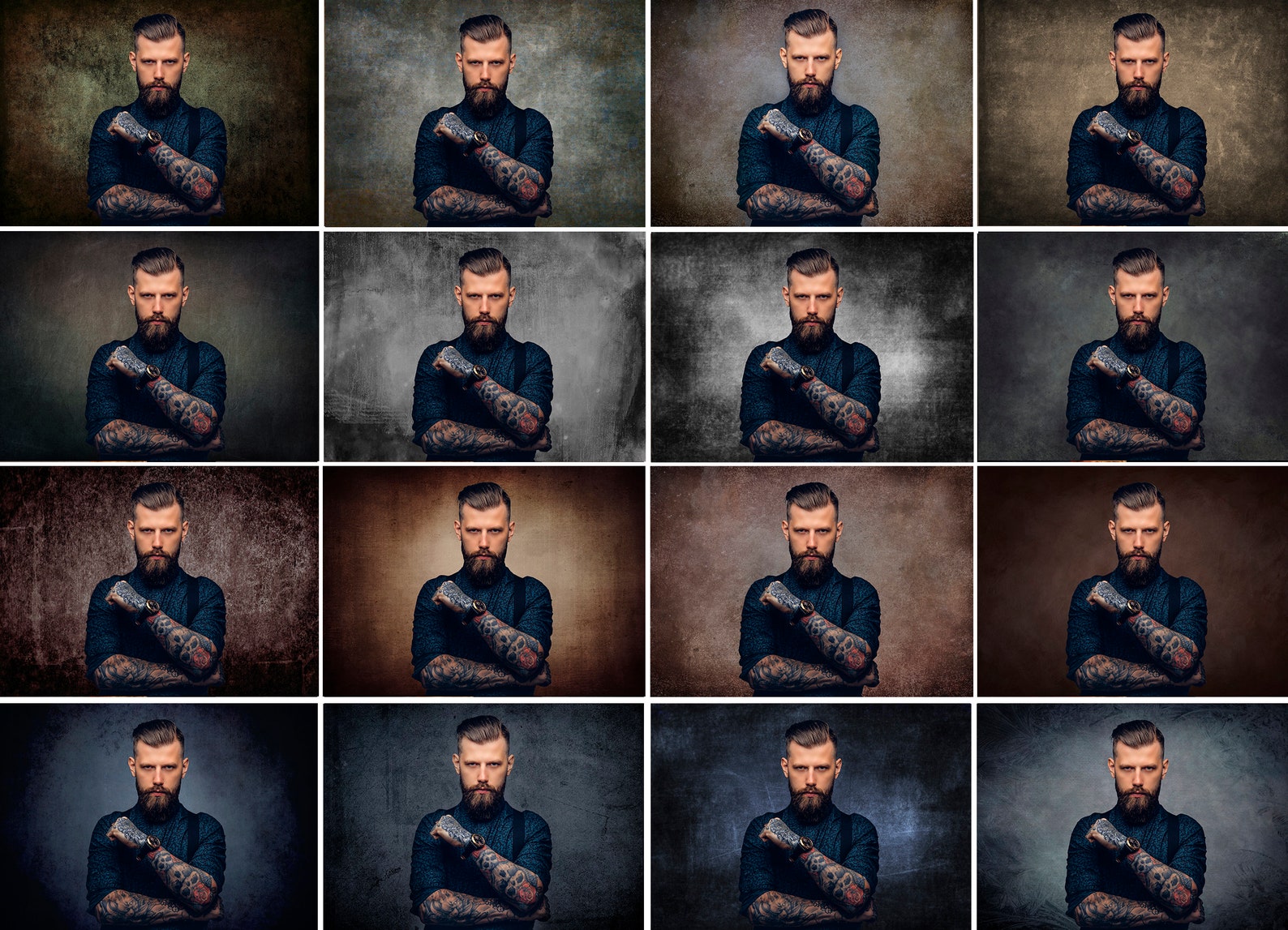 35 Art Portrait Dark Texture, Photoshop Overlay, Textures for Photoshop ...
