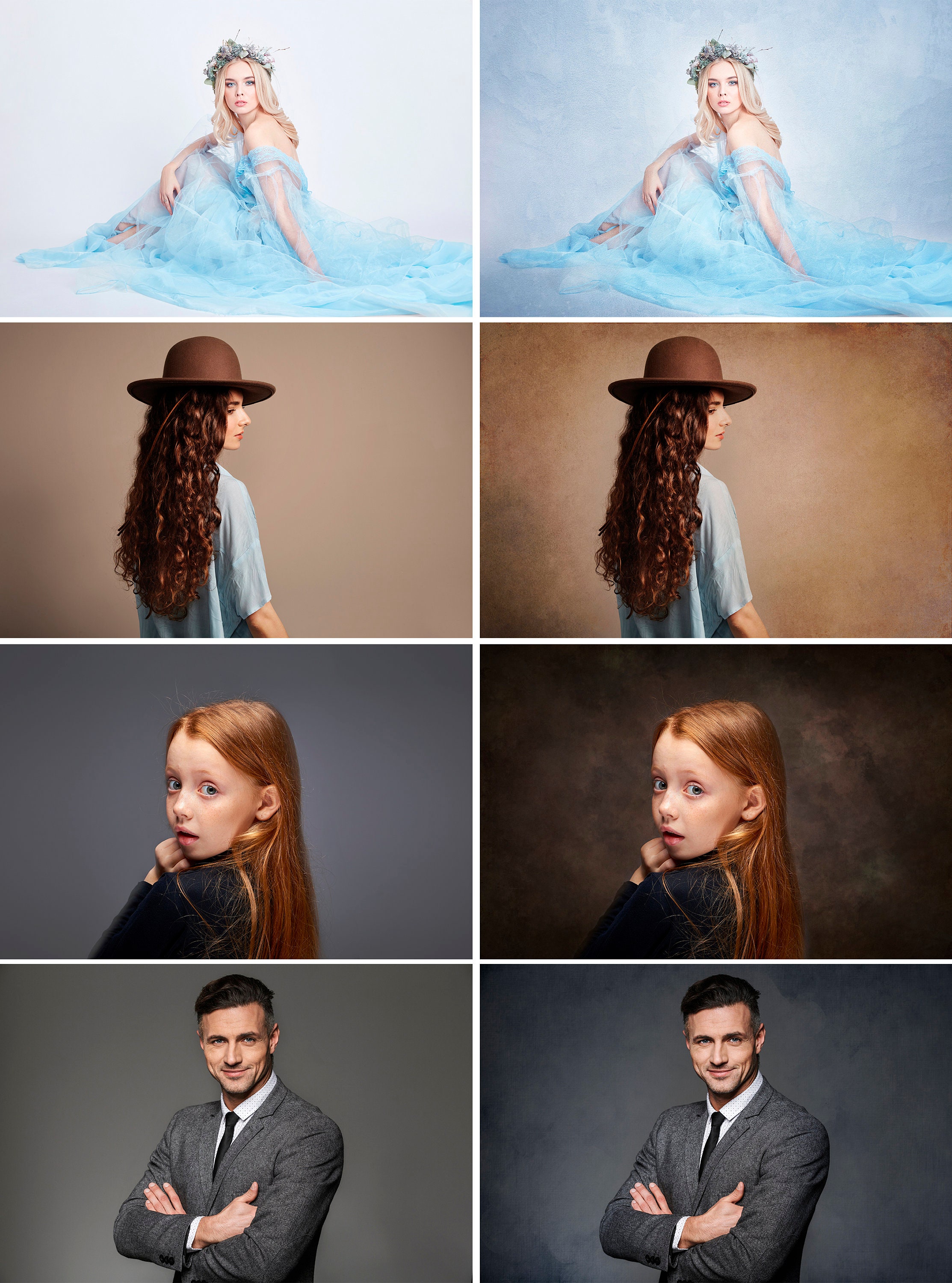 35 Fine Art Portrait Texture Photoshop Overlays Textures for - Etsy