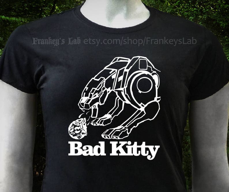 Bad Kitty T-shirt - Etsy