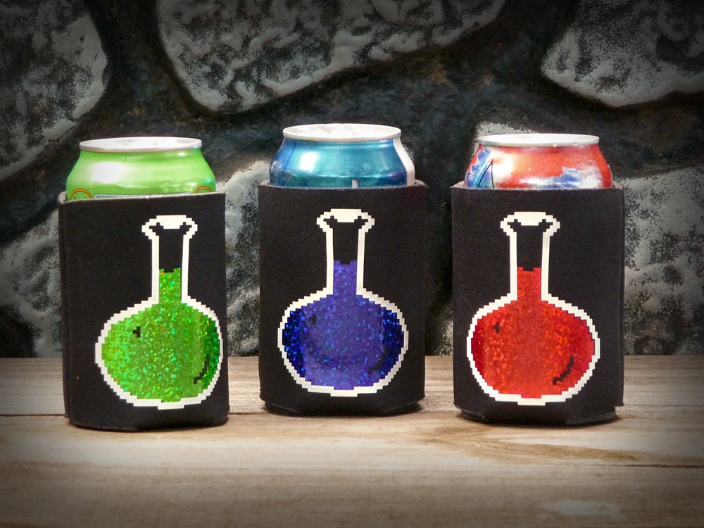 Can Hugger 8-bit Magic Potions - Etsy