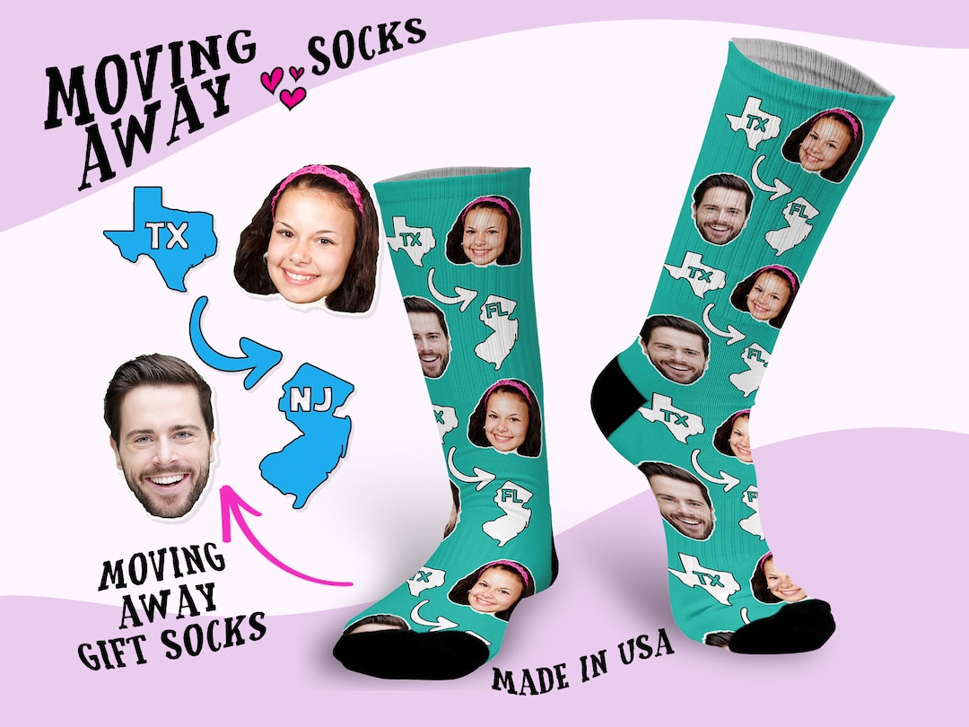 Moving Away Gift Socks ,coworker Employee Leaving Best Friendship ...