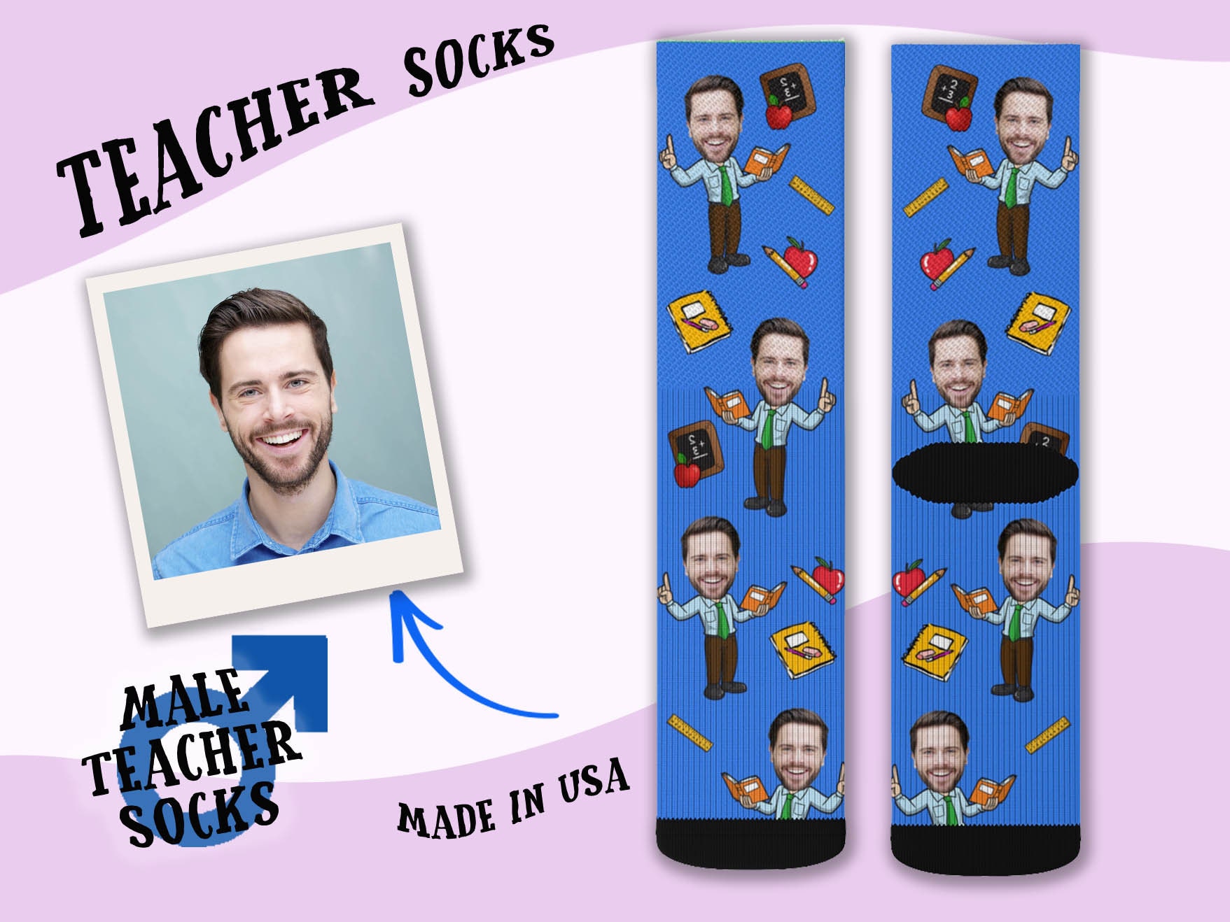 Custom Teacher Gift Socks Teacher Appreciation Socks Teacher - Etsy