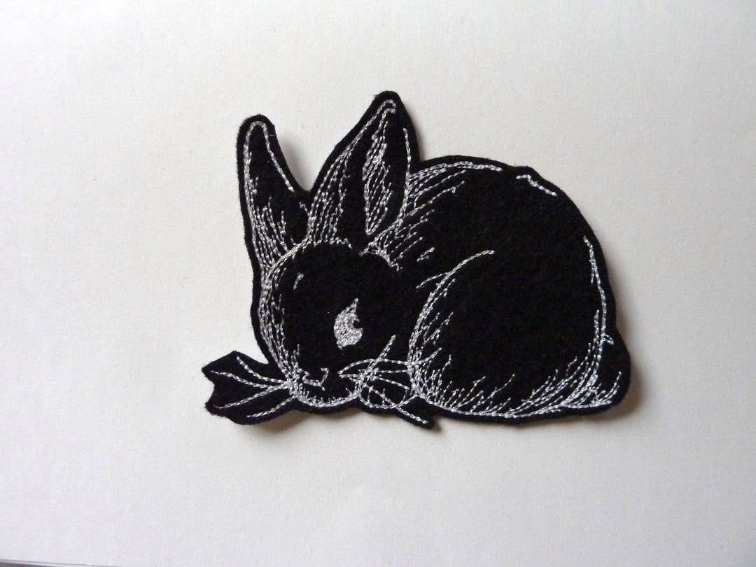 Rabbit (6 Models) Applique Badge Patch Embroidery - Etsy