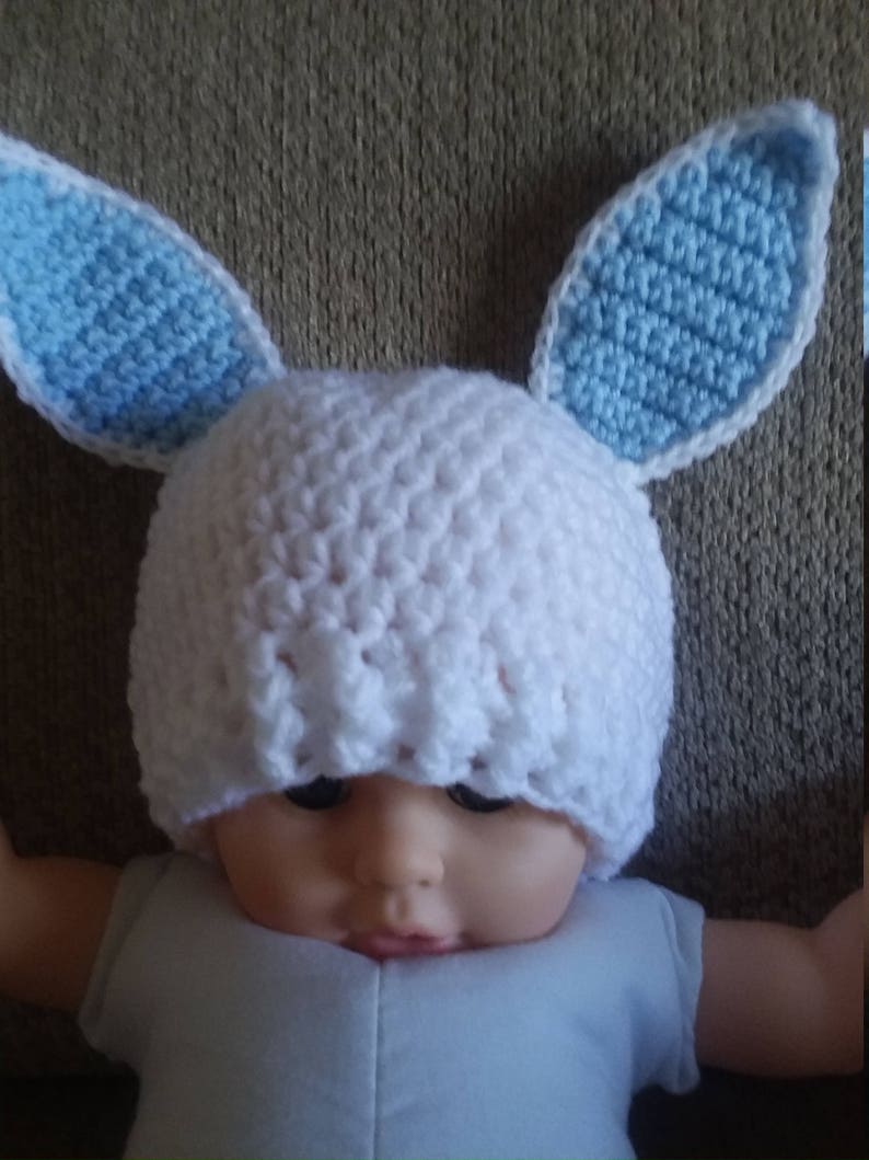 Crocheted Bunny Hat Easter Bunny Hat Rabbit Hat Ready to - Etsy