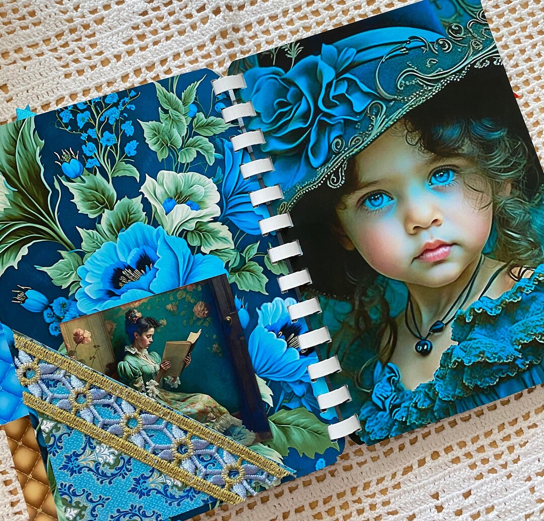 Hand Made File Folder. Victorian Images With Loads of Pockets, Tags ...