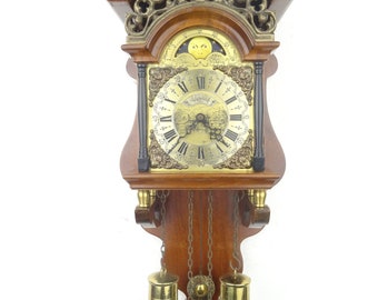 Dutch Vintage Antique Wall Clock Sallander 8 Day Pendulum friesian ...