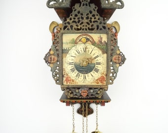Antique Dutch Clock | Etsy