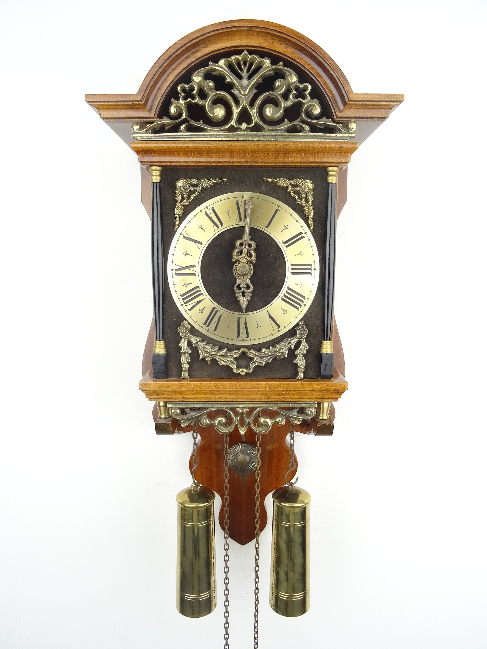 Dutch Vintage Antique Wall Clock Sallander 8 Day Pendulum | Etsy