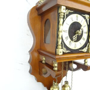 Antique Vintage Zaanse Wall Clock Zaandam Dutch RARE 1 Day Holland ...
