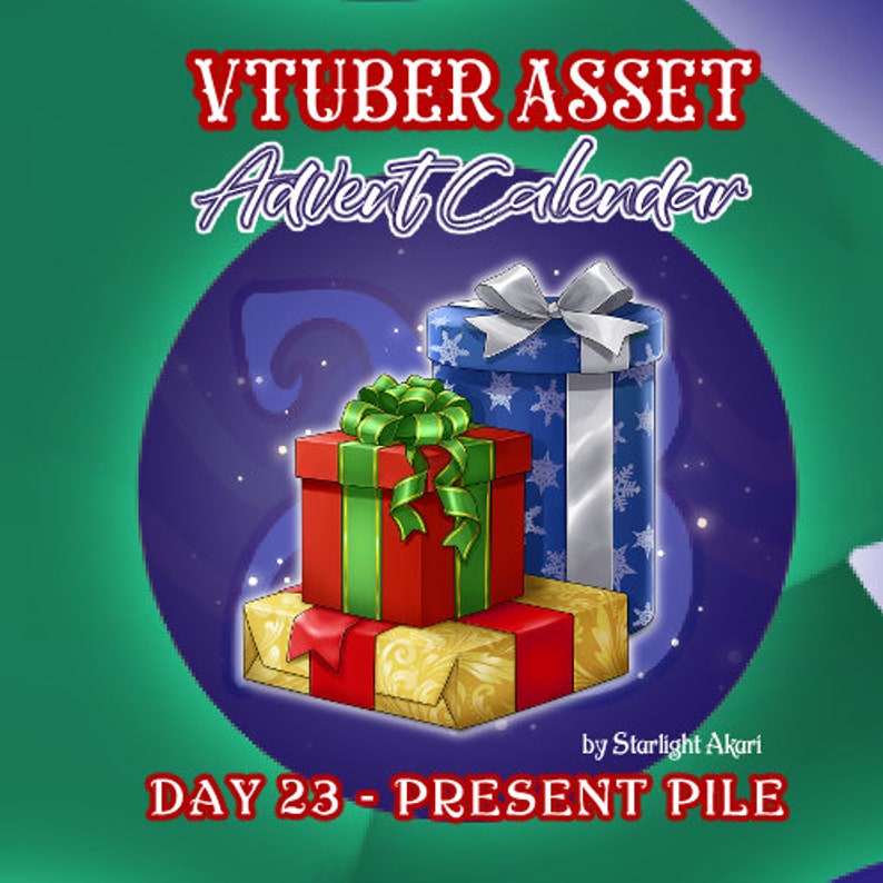 Vtuber / Pngtuber Present Pile Winter Holiday Collection - Etsy Australia