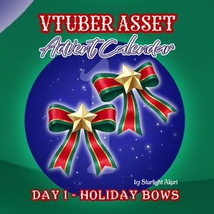 Vtuber / Pngtuber - Christmas Bows Asset - Winter Holiday Collection - Etsy