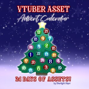 Vtuber / Pngtuber - Tabletop Christmas Tree - Winter Holiday Collection ...