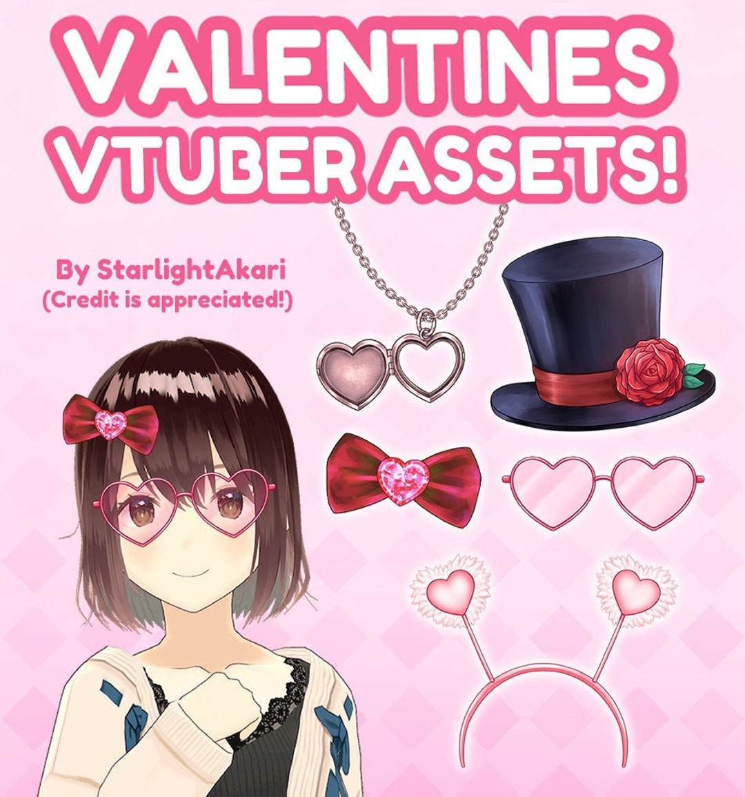 Sample Pack - Vtuber Valentines Asset Collection - Etsy