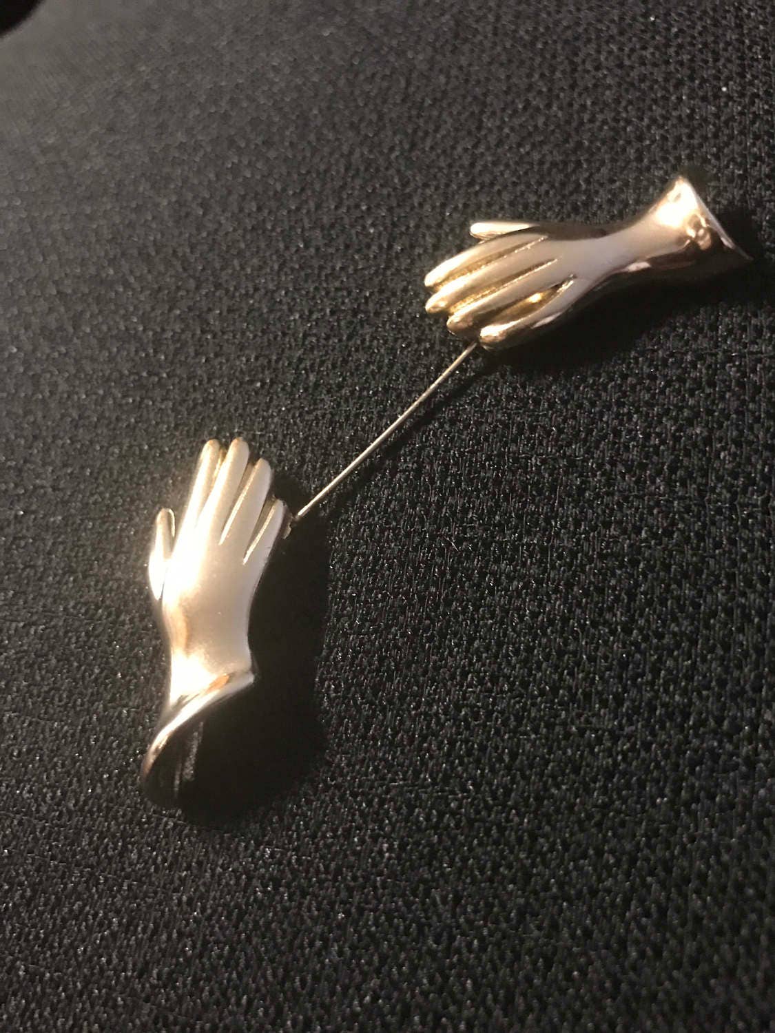 Vintage Glentex Gold Tone Hand Stick Pin Double End-hat Pin - Etsy