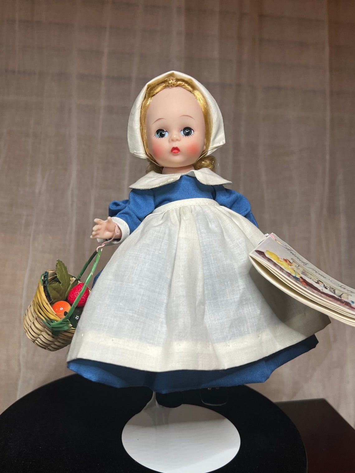 Madame Alexander Priscilla 1965 W/ Fruit Basket Rare Collectible 8 Doll ...