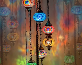 Mosaic Floor Lamp | Etsy