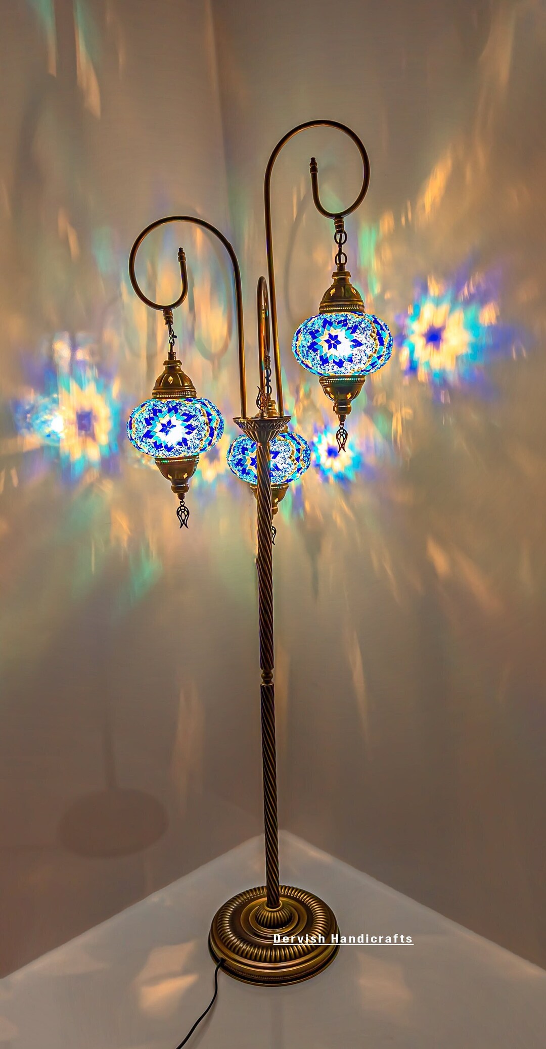 Floor Lamp Turkish Standing Lamp 58 Height Turkish - Etsy